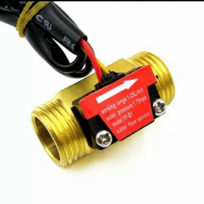 Jual Water Flow Sensor G1/2" Flow Sensor 1/2 inch - Jakarta Barat ...