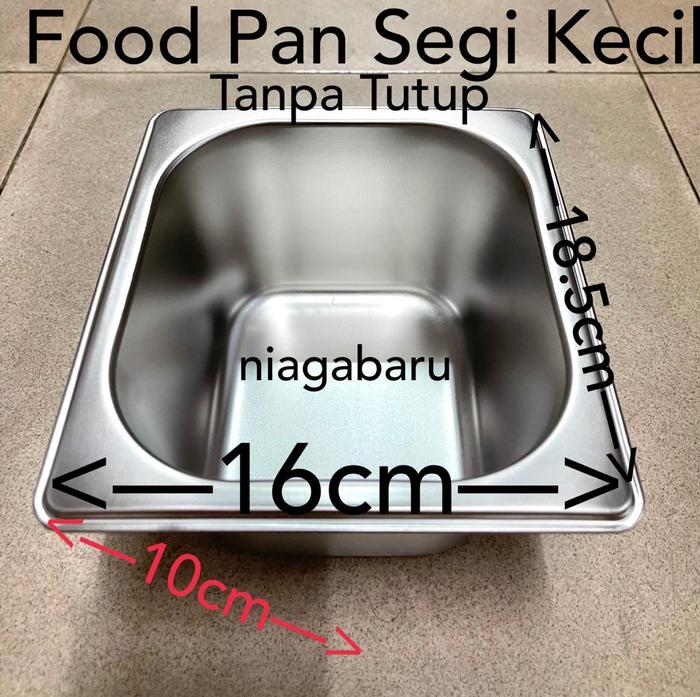 Jual Food pan prasmanan Stainless ukuran 1/6 TINGGI 10CM - Kota Bogor ...