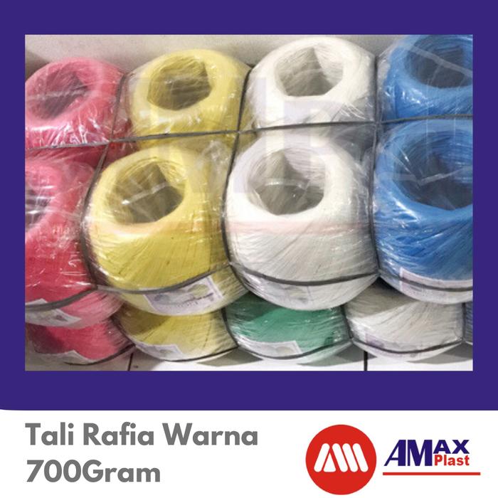 Jual Tali Rafia Tali Plastik Rapia Warna 700 Gram 7 Ons - Kota Bandung ...