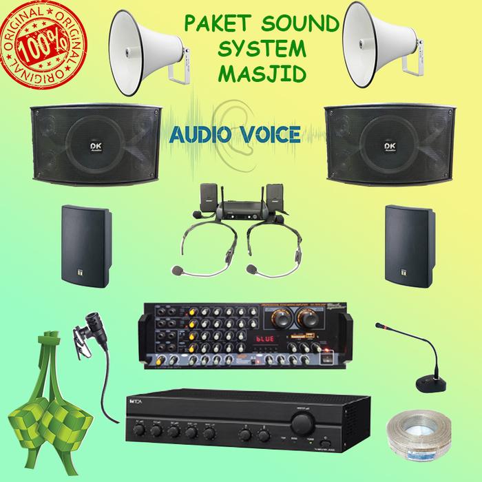 Jual Paket Sound System Masjid Minimalis Setting TOA Black Spider ...