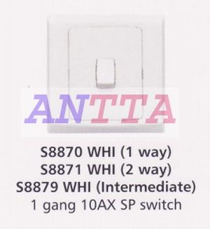 Jual MK Slimline Saklar S8871 WHI 1 Gang - 2 Way / Engkel / Single ...