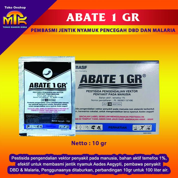 Jual ABATE Kemasan Sachet Untuk Mengendalikan Jentik Nyamuk Malaria Dan ...
