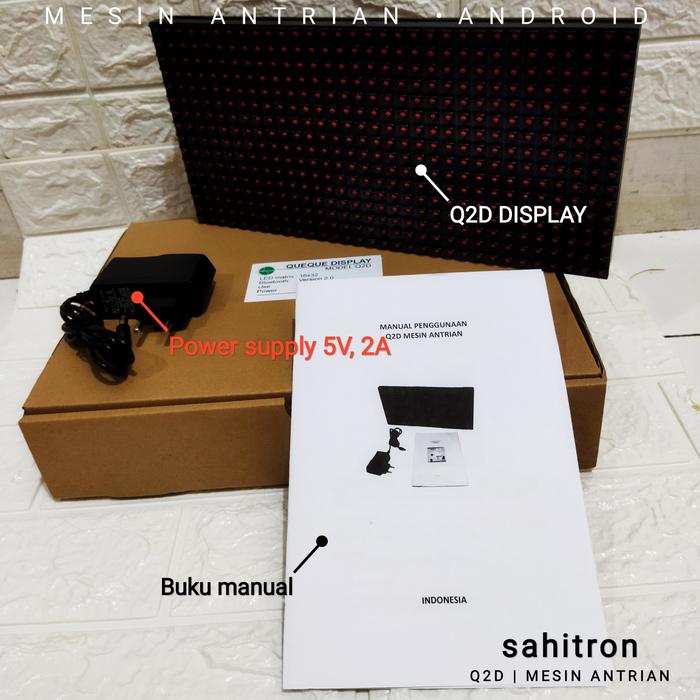 Jual Mesin Antrian Sistem Antrian Sederhana Android - LED Matrik - Kota ...