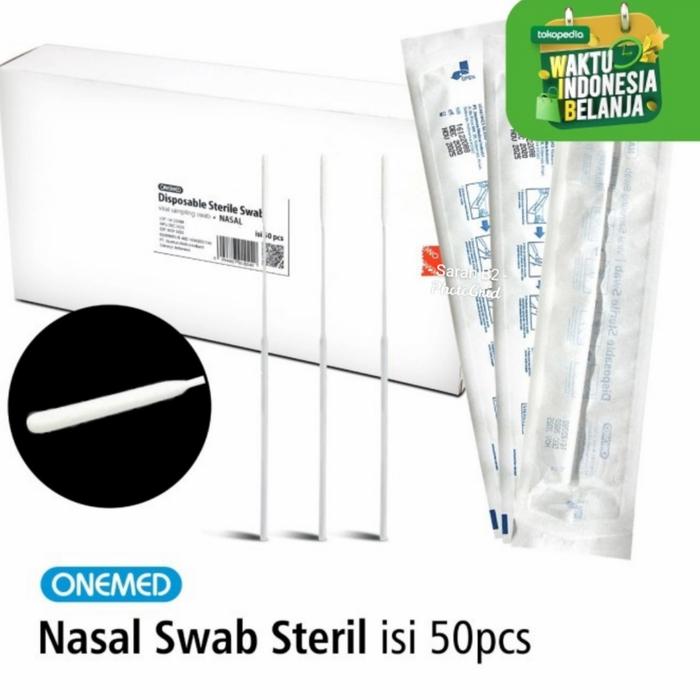 Jual nasal swab steril isi 50 pcs naso swab flocked - Kota Malang ...