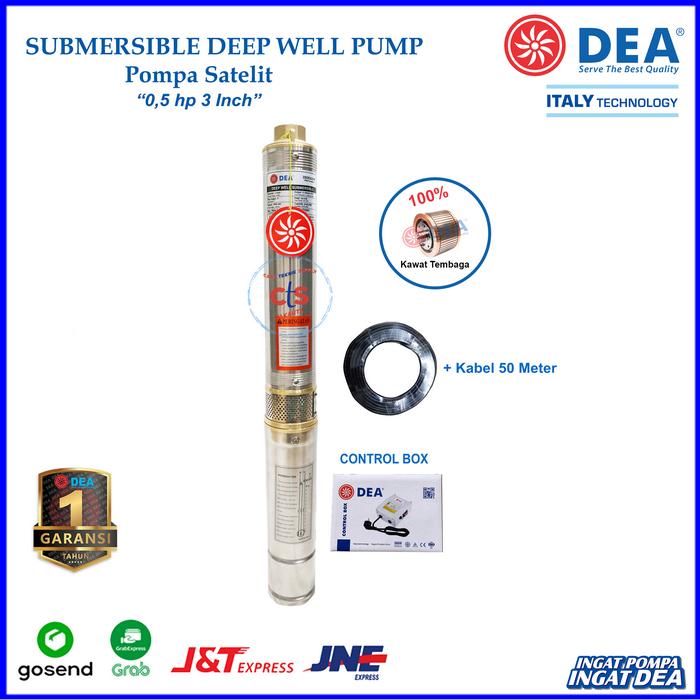 Jual Pompa Satelit DEA 11P 0.5 HP 3 Inc (Submersible Pump) - Noril ...
