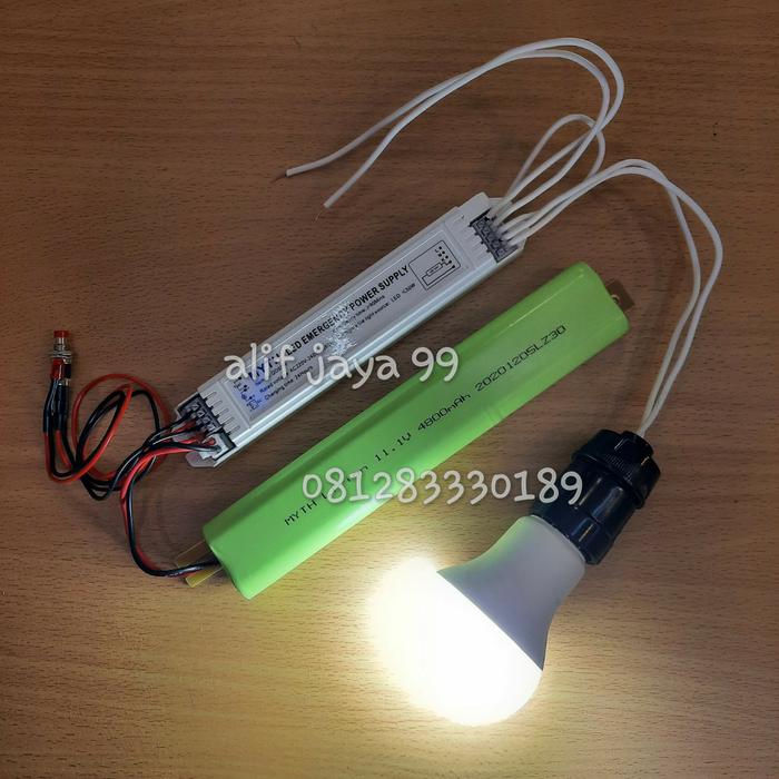 Jual Trafo Emergency set/Baterai Powerpack untuk Lampu LED (udah di set ...