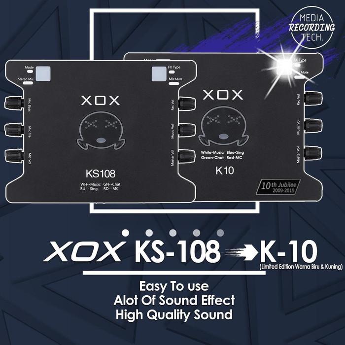 Jual Sound Card External Xox K10 Online Recording Smule K 10 Record Usb ...