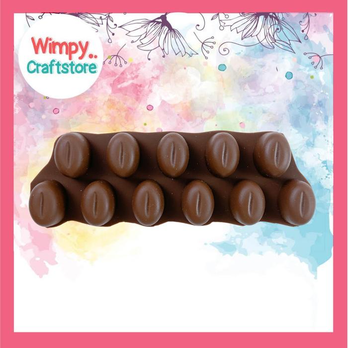 Jual Cetakan Kopi Fondant Coklat Pudding Sabun Clay Resin Silicone ...