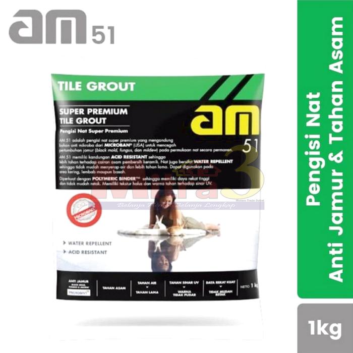 Jual AM 51 Semen Pengisi Nat Keramik Granit SUPER PREMIUM Tile Grout 1 ...