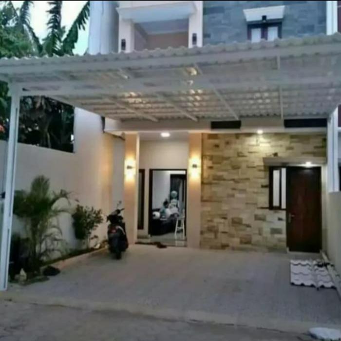 Jual Kanopi rangka baja ringan atap alderon twinwall(Double)10mm - Kab ...