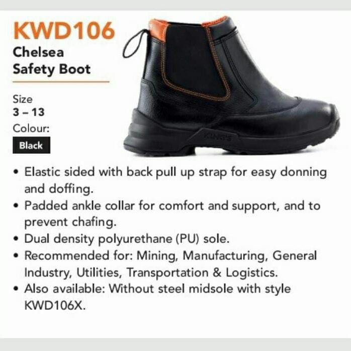 Jual SEPATU SAFETY KINGS BY HONEYWELL TYPE KWD 106 x - Jakarta Barat ...