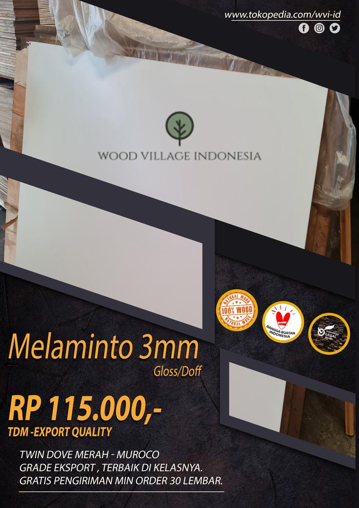 Jual MELAMINTO / MULTI MELAMIN / TRIPLEK MELAMIN 3MM 3 MM TDM - Kota ...
