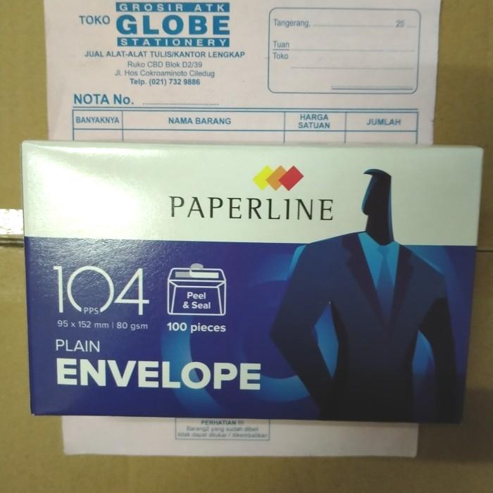 Jual Amplop Paperline 104 PPS Putih Polos (Ukuran Sedang) (PPL) - Kota ...