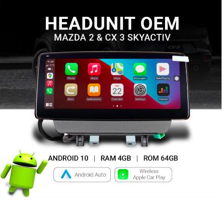 Jual HEADUNIT HIRO OEM MAZDA 2/CX-3 SKYACTIV – HEADUNIT DOUBLE DIN - Kota Surabaya - Sukses ...