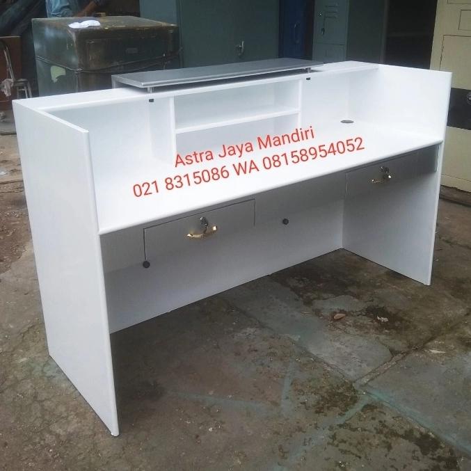 Jual Meja Resepsionis Meja Counter Meja Front Office Furniture Costum ...
