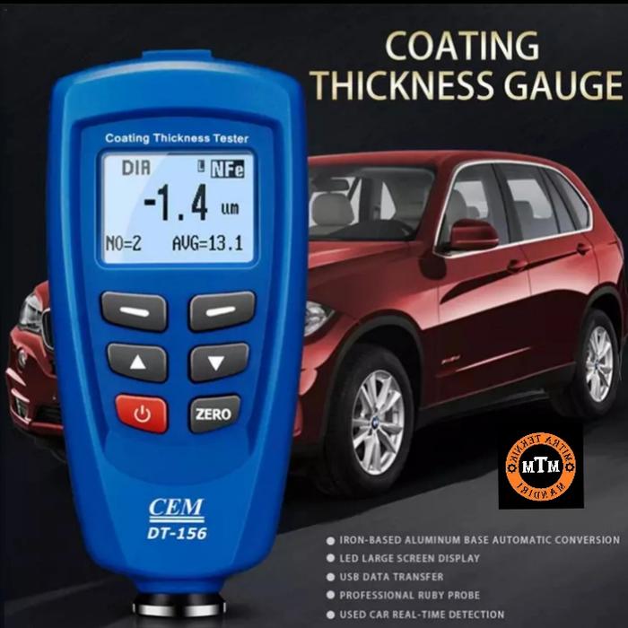 Jual ALAT UKUR KETEBALAN CAT DIGITAL THICKNESS COATING PAINT GAUGE ...