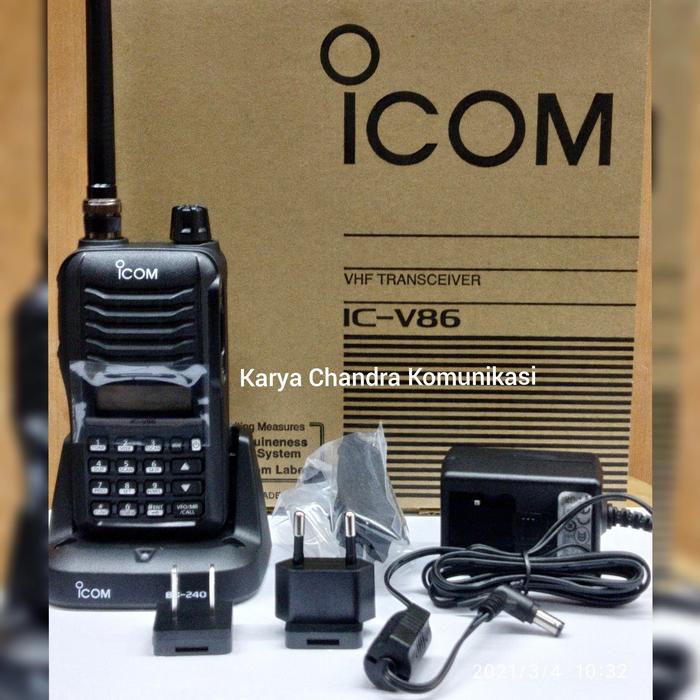Jual HT ICOM IC V86 VHF 136-174 MHZ WATER PROOF - Jakarta Barat - Karya Chandra Komunikasi ...
