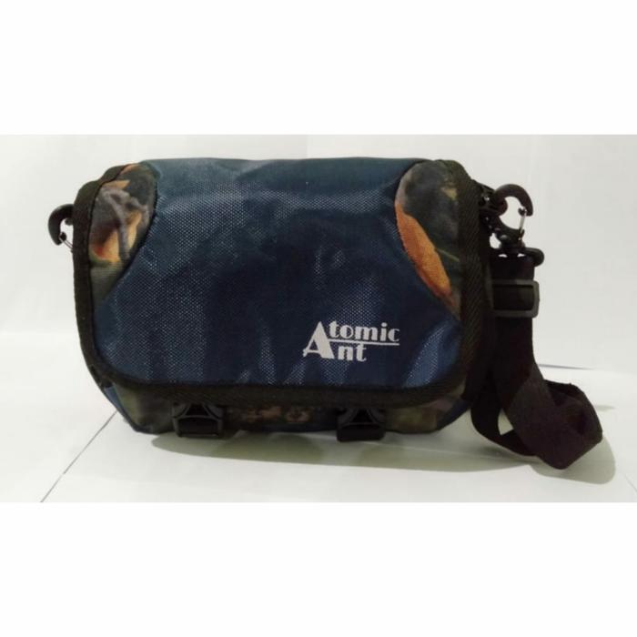 Jual tas selempang pria multifungsi, tas stang sepeda warna navy army ...