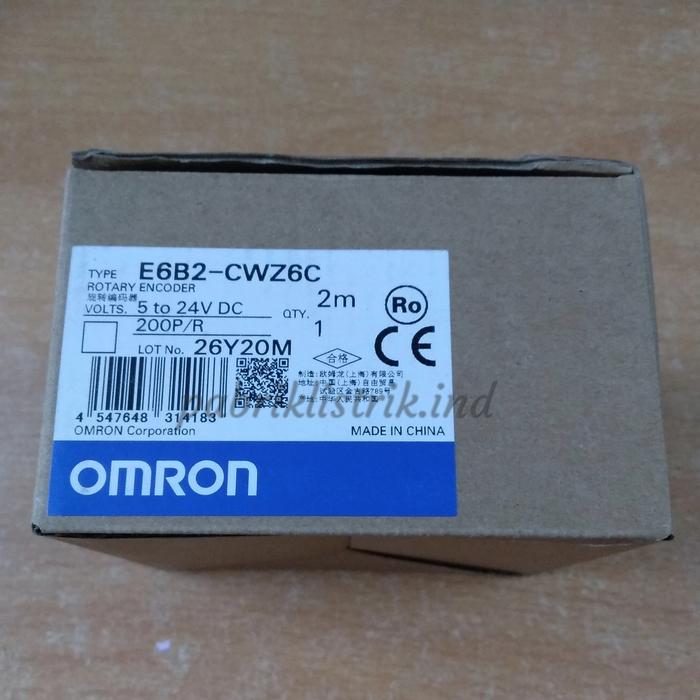 Jual Rotary Encoder E6B2 CWZ6C 200PR 200 PR 5 - 24V DC P/R Omron ...