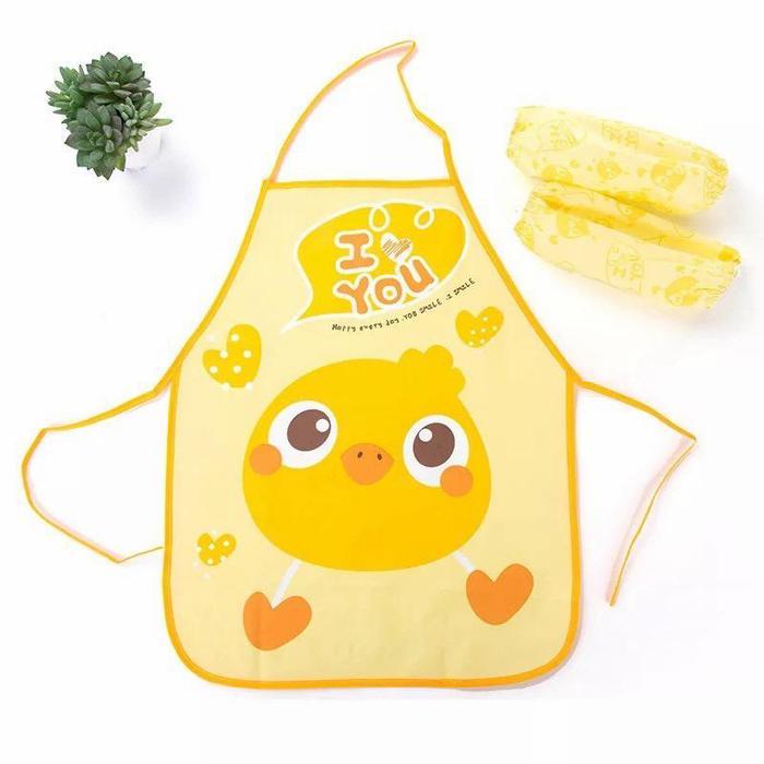 Promo Celemek Masak Melukis Anak - Kids Cooking Apron - Celemek Anti ...