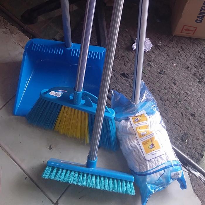 Jual Recommend Paket Alat Kebersihan Lengkap Warna Biru Di Seller Rafal ...