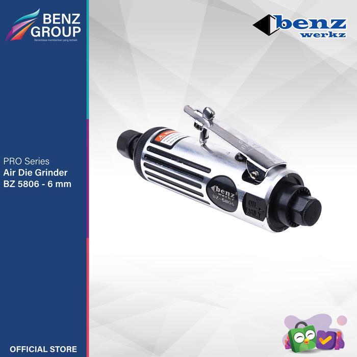 Promo Gerinda Angin 6 mm BZ-5806 / Pneumatic Air Die Grinder Benz Werkz ...
