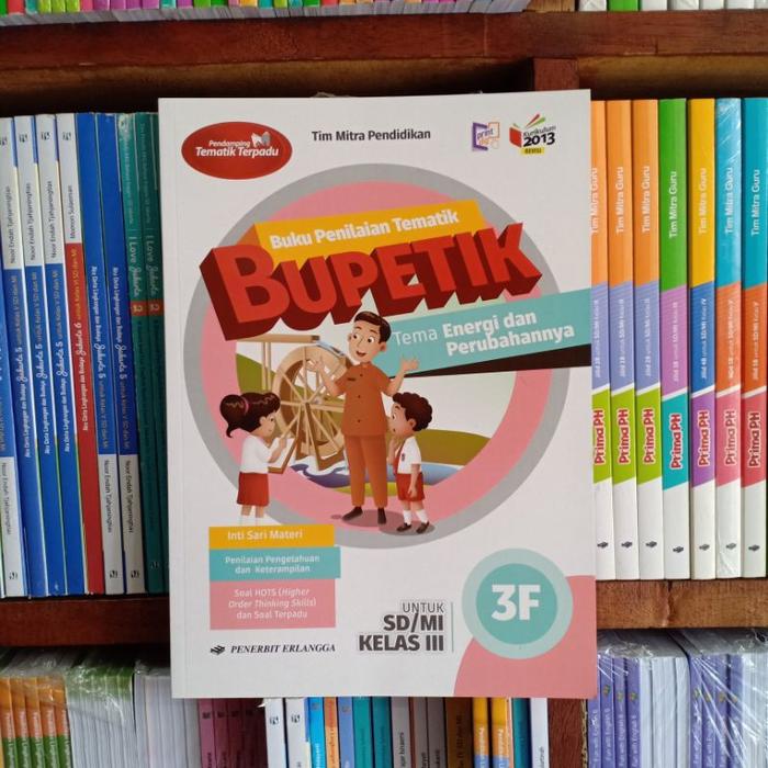 Jual Buku Bupetik Kelas 3 Sd 3e 3f 3g 3h K13 Revisi Erlangga Di Seller ...