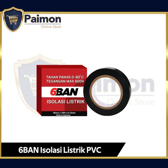 Jual Isolasi Listrik Hitam PVC 20 Yard / Lakban Hitam Listrik PVC ...