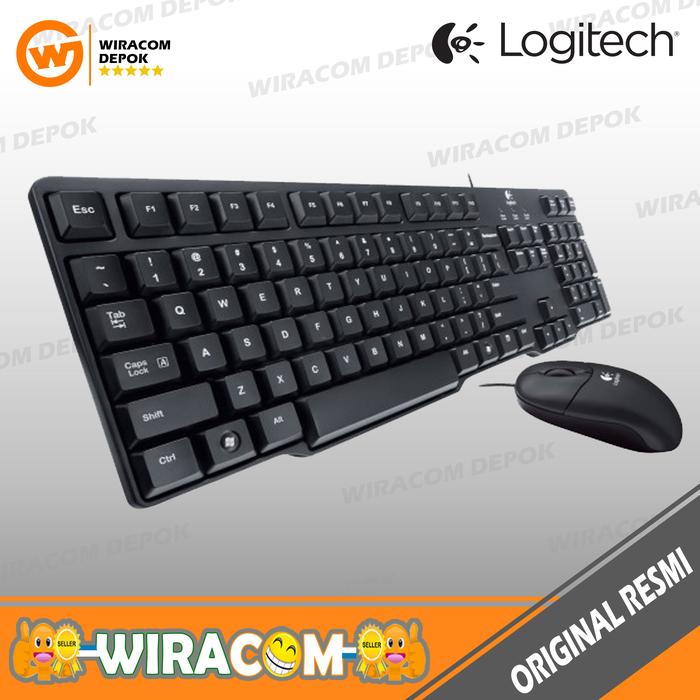 Jual LOGITECH KEYBOARD MOUSE MK100 mk 100 K100 (K100 + B100) - Jakarta ...