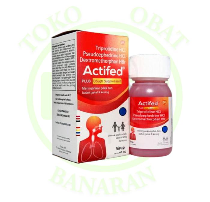 Jual Actifed Plus Cough Suppressant (Actifed Merah) - Obat Batuk dan ...