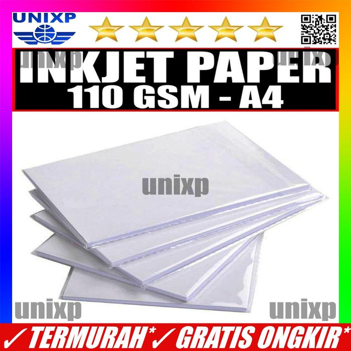 Promo Kertas Foto Cetak Printer Photo Print Doff Matte Inkjet Paper 110 A4 - Jakarta Barat ...