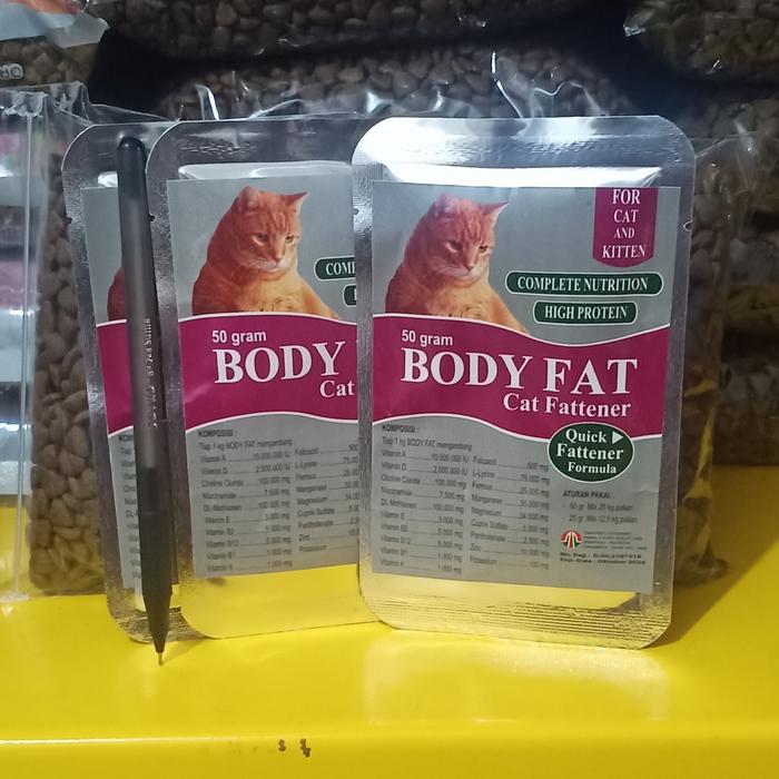 Jual Body Fat Cat Penggemuk kucing super cepat bentuk powder - Jakarta ...