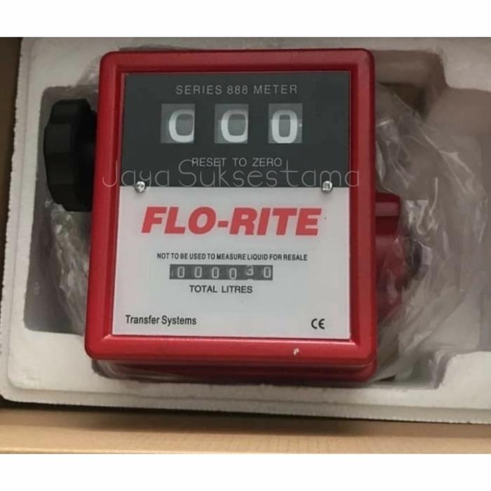 Jual Flow meter solar 1" inch 3 digit Series 888 - Meteran Minyak Oli ...
