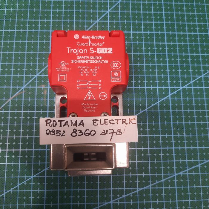Jual GUARD MASTER SAFERY SWITCH TROJAN 5-GD2 ALLEN BRADLEY CONTACT 1NO ...