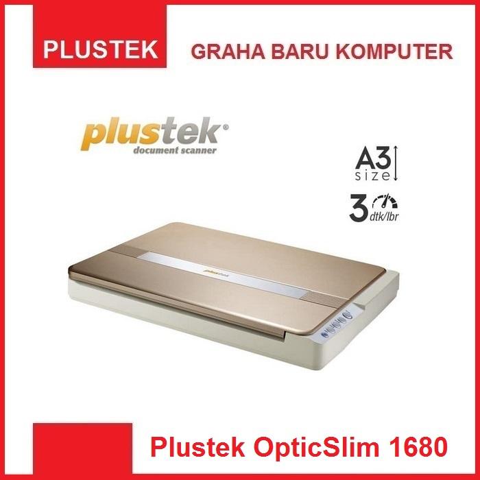 Jual Plustek OpticSlim 1680 A3 Flatbed Scanner - Jakarta Pusat - Graha ...