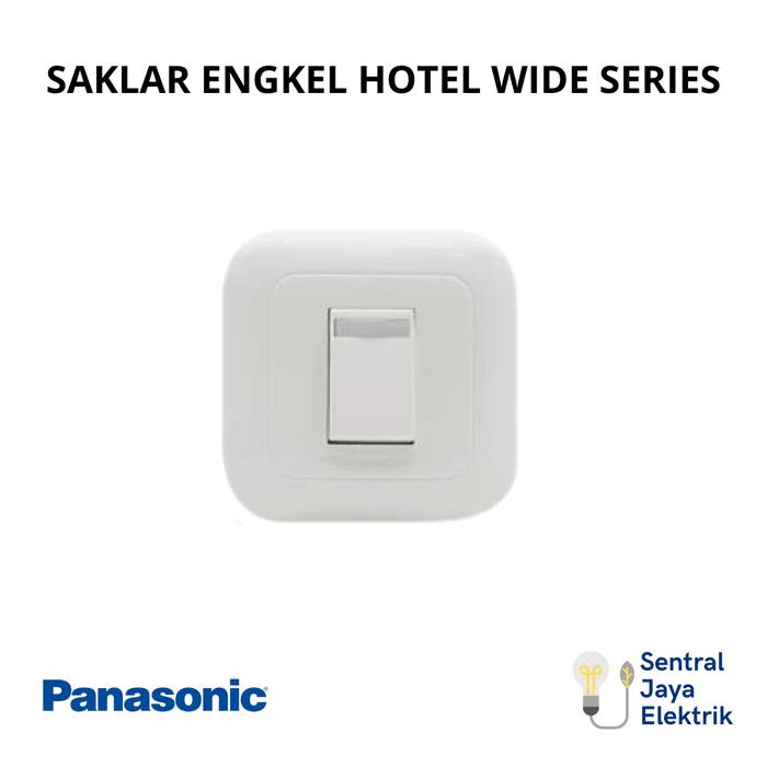 Jual SAKLAR ENGKEL HOTEL PANASONIC WIDE SERIES WEJ78019 + WEJ5532 ...