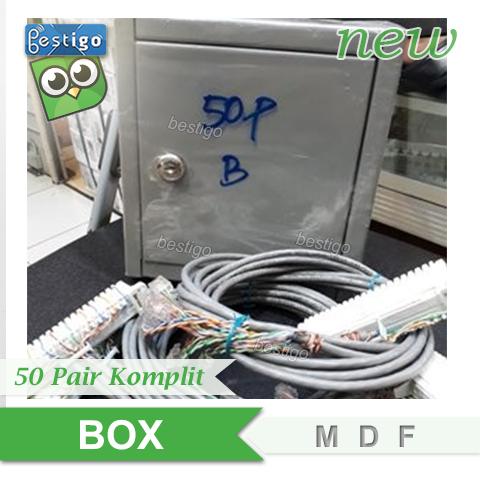 Jual Terminal Box (MDF) 50 pair komplit Frame Lsa Kabel RJ11 - Jakarta ...
