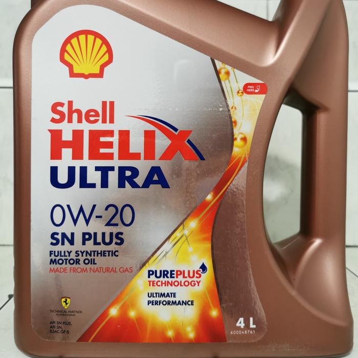 Jual Oli Shell Helix Ultra 0W20 0W 20 0W-20 API SN Plus Fully Synthetic ...