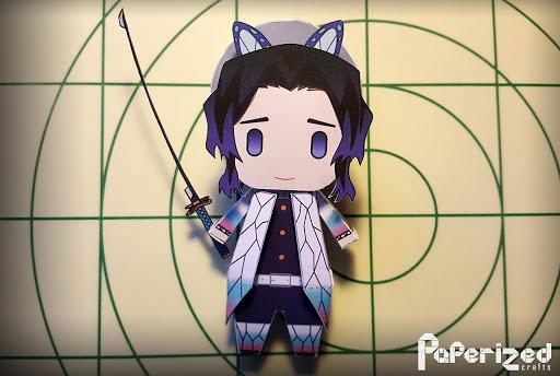 Jual Anime Figure Papercraft - Demon Slayer Shinobu Kocho (Paperized ...