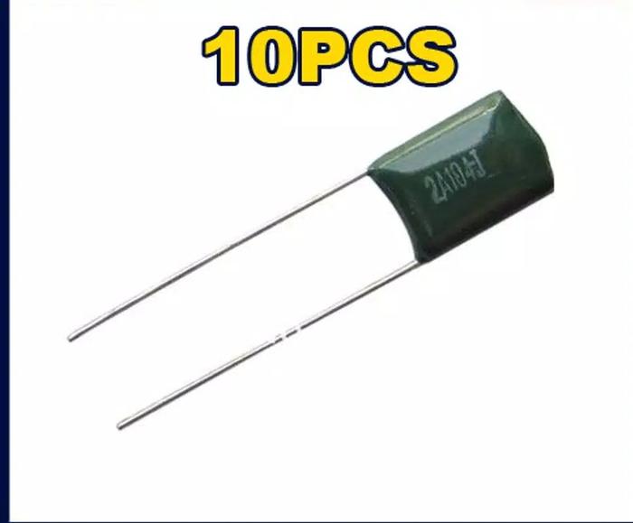 Jual X10 Pcs Kapasitor capasitor Milar 104 100v 100n - Kab. Bogor - BnB ...