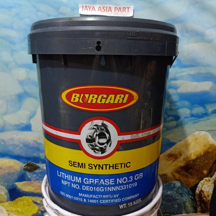 Jual Grease (Gemuk) Lithium Bearing Burgari 15kg - Jakarta Barat ...