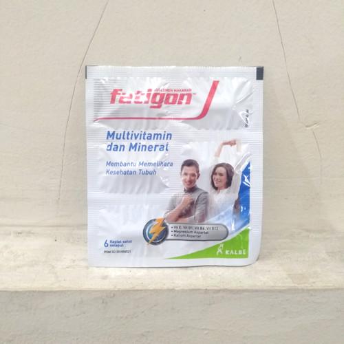 Jual Fatigon Putih Per Box/Dus/Dos - Tablet Multivitamin - Mineral ...