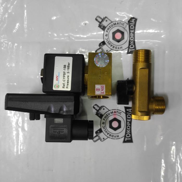 Jual SELENOID DRAIN VALVE TIMER HPC CYPSF-15B A220 1/2 INCH - Jakarta ...