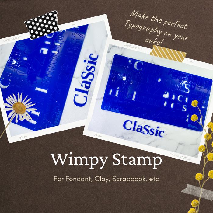 Jual Stamping Stempel Huruf Alphabet Dekorasi Kue Fondant Clay MEDIUM 2 ...