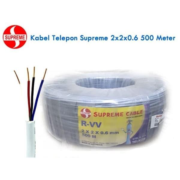 Jual Kabel Telepon / ITC 2 x 2 x 0.6 mm Supreme 500METER - Kota Medan ...