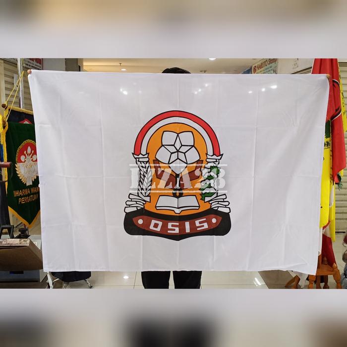 Jual bendera OSIS SMA untuk didalam ruangan uk 90 x 135 cm - Jakarta ...