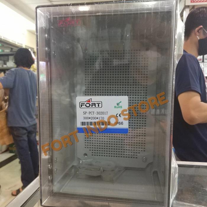 Jual Box Panel Transparan Cover with Clasps dan Base Plate SP-PCT ...