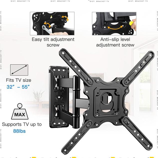 Jual Bracket TV Monitor LED LCD North Bayou NB P4 NBP4 32"-55" Tilt ...