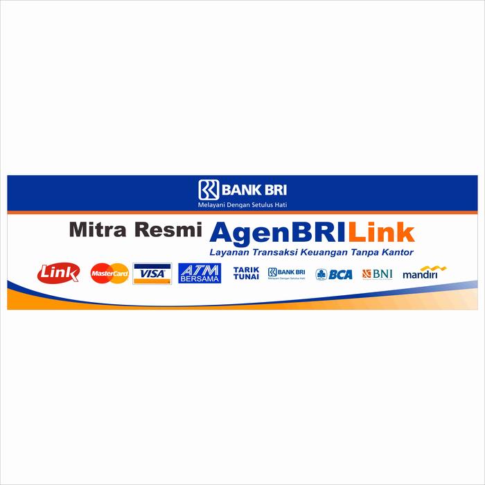 Jual STIKER VINYL MEJA KASIR BRILINK MODEL 1 - 140x40cm - Kota ...