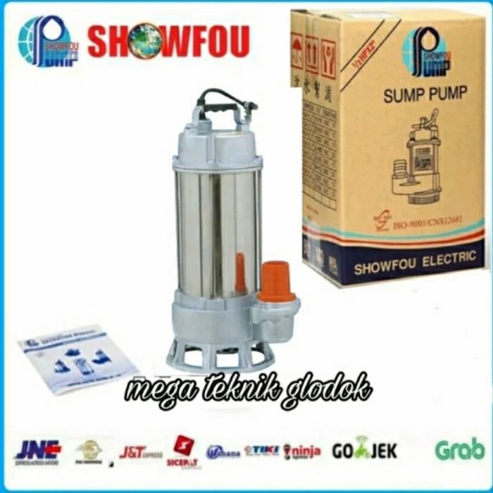 Jual Showfou SSQ-232 1500W 750L min 24mH 3phase 3in Pompa sumbersible ...